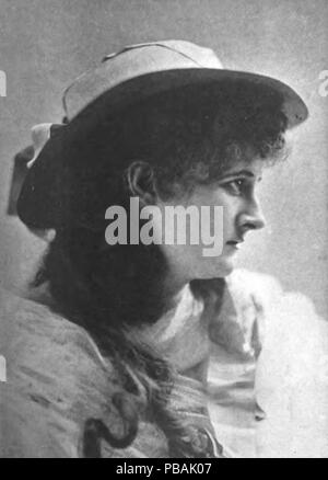 Portrait of American stage actress Mary Brown-Potter, photographed by ...