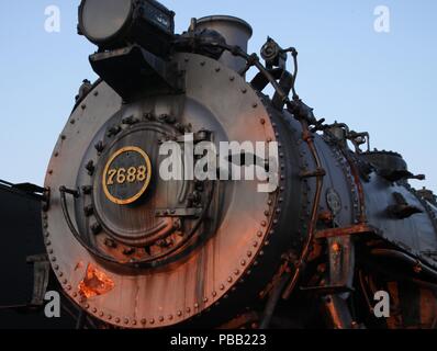 Old rusty steam locomotive rivets detail Stock Photo - Alamy