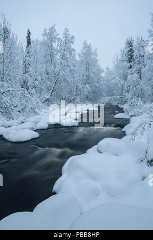 River in Muonio, Lapland, Finland Stock Photo - Alamy