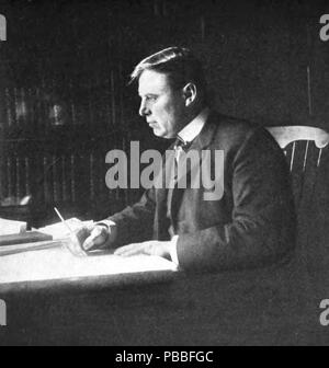 A portrait of Augustus Thomas, an American playwright. The image ...