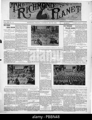 Richmond Planet Sat May 31 1902 Stock Photo - Alamy