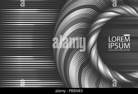 Abstract colorful string lines background . Vector Illustration Stock ...