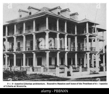Executive Mansion, Monrovia, Liberia. Home and office of the Liberian ...
