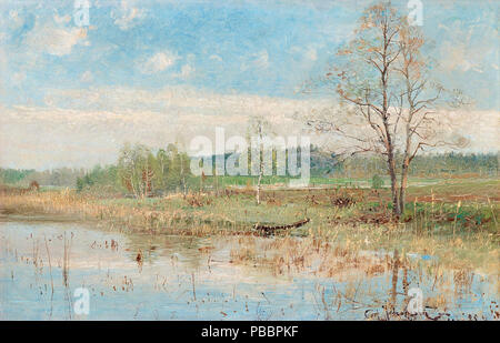 Johansson Carl - Spring Landscape 1 Stock Photo - Alamy