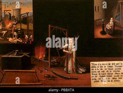 1153 Painted Life of Mary Ward 02 Stock Photo - Alamy