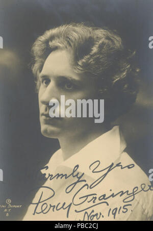 A 1915 portrait of composer Percy Grainger by photographer Dupont ...