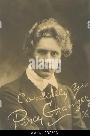 A 1915 portrait of composer Percy Grainger by photographer Dupont ...