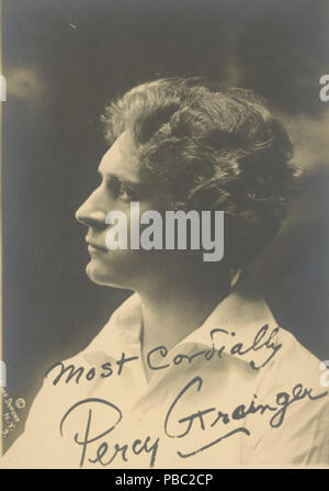 A 1915 portrait of composer Percy Grainger by photographer Dupont ...