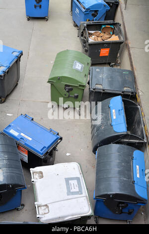 Garbage cans, waste separation, Berlin, Germany Stock Photo - Alamy