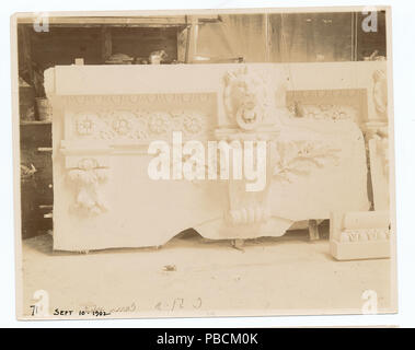 1205 Plaster model of moldings (NYPL b11524053-489401 Stock Photo - Alamy