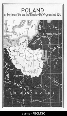 Map Of Poland 1918 Stock Photo - Alamy