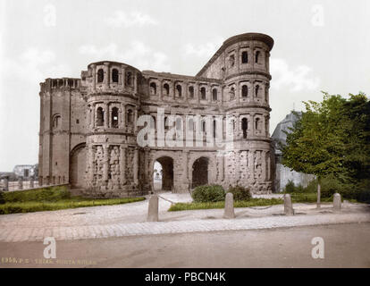 Porta Nigra um 1900 Stock Photo - Alamy