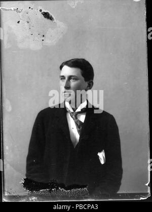 1219 Portrait photograph of a young man 1897 (3191713090 Stock Photo ...