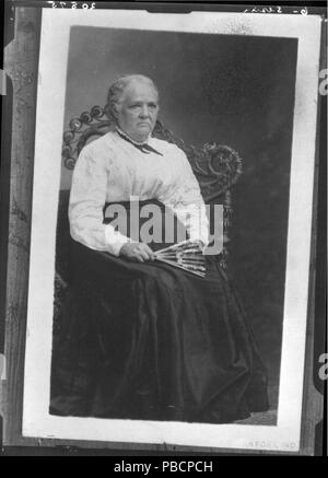 A portrait photograph of the mother of Mrs. Ed Halstead, taken in 1921 ...