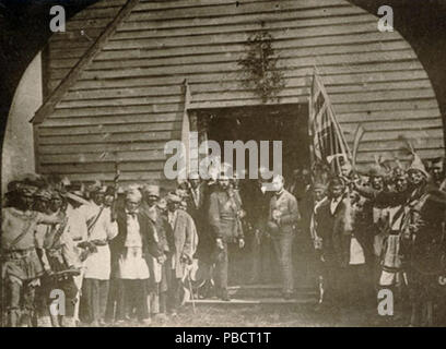 Prince Arthur Mohawk Chapel Canada 1869 Stock Photo - Alamy