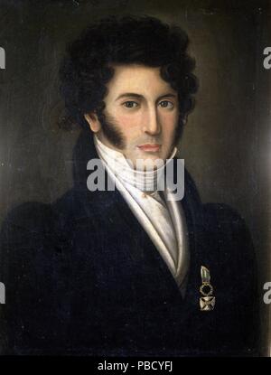 RETRATO DE JUAN ALVAREZ MENDIZABAL - S XIX. Author: Antonio Maria ...