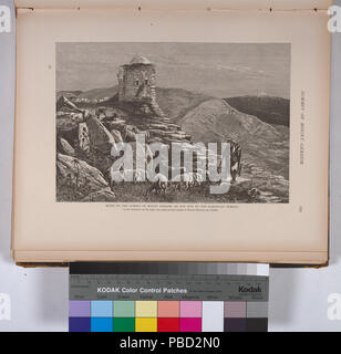 Ruins on the summit of Mount Gerizim, on the site of the Samaritan ...
