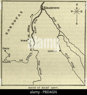 Route of Hicks' Army Stock Photo - Alamy