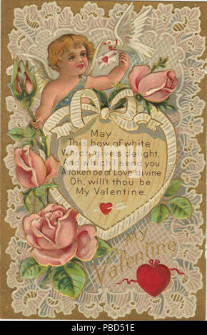 An advertisement for the NYCE Post Card Company showcasing a sample ...