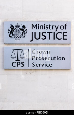 UK Ministry of Justice & Crown Prosecution Service - Offices of the ...
