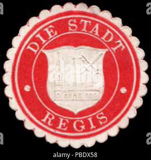 1350 Siegelmarke Die Stadt Regis-Breitingen (Borna) W0314608 Stock ...