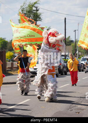 Leysdown, Kent, UK. 28th July, 2018. Leysdown Carnival: hundreds of ...