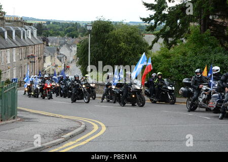 Inverness, Scotland United Kingdom, 28th July, 2018. A line of pro ...