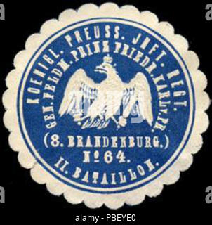1442 Siegelmarke Koeniglich Preussische Infanterie Schiess - Schule ...
