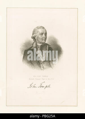 Sir John Temple British Consul Gen to the US Includes photomechanical ...