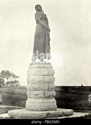 Evangeline statue and Memorial. Grand-Pré National Historic Site Stock ...