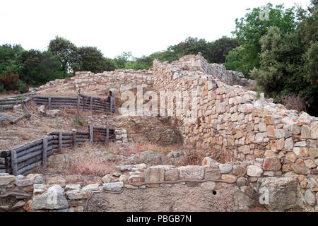 Stagira, Ancient City. Greece, Halkidiki, Aristotle's tomb Stock Photo ...
