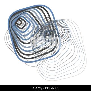 Abstract colored geometric rounded rectangle pattern. Good for web page ...