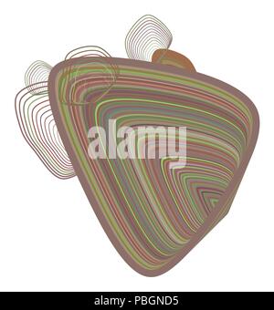 Abstract path lines geometric pattern, colorful & artistic for graphic ...