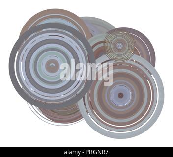 Abstract conceptual geometric circles or ellipses. Good for web page ...
