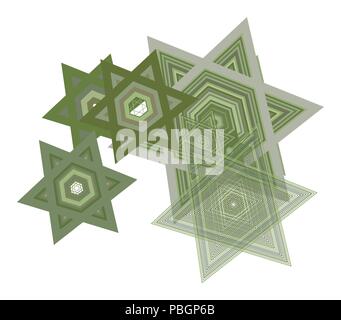 Geometric Conceptual background star pattern for design. Vector ...