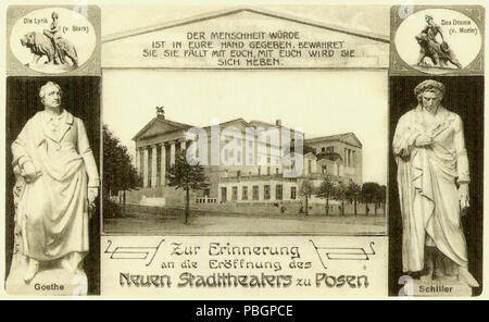 Teatr Wielki w Poznaniu (Poznan Opera House), 1910 Stock Photo - Alamy