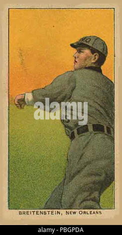 Ted Breitenstein baseball card Stock Photo - Alamy