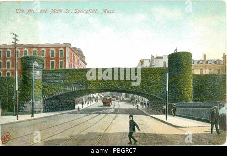 The Arch and Main St., Springfield, Mass Stock Photo - Alamy