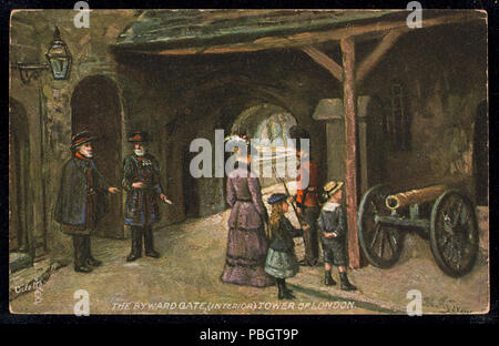 The Byward Gate, (Interior) Tower of London. (NBY 440433 Stock Photo ...