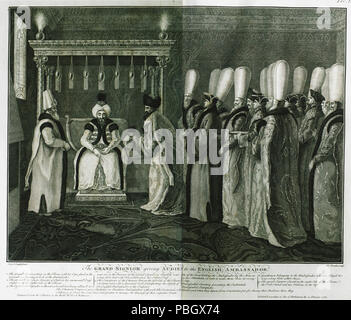 The Grand Signior giving audience to the English Ambassador - Calvert ...