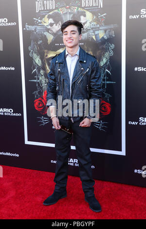 Elijah Rodriguez attending the 'Sicario: Day of the Soldado' premiere ...