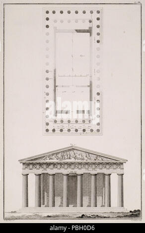 The Parthenon- 1 Plan of the temple 2 West side of the temple On the ...