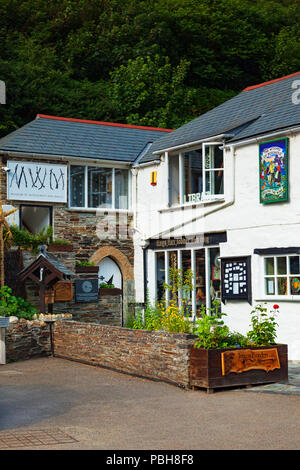 2 July 2018: Boscastle, Cornwall, UK: The Cobweb Inn, a Free House in ...