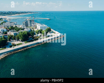 Aerial View Of Constanta City Skyline In Romania Stock Photo - Alamy