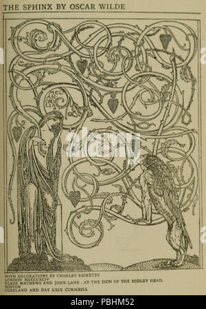 The Sphinx of WIlde Stock Photo - Alamy