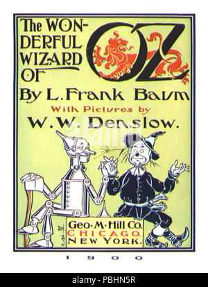 Wizard of Oz by L Frank Baum, 1900 - High Resolution illustration by William Wallace Denslow ...