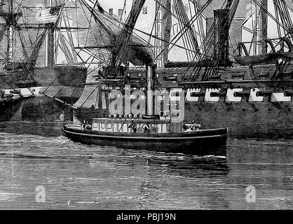 The USS Resolute was a 19th-century American Navy ship, known for its ...