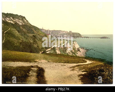1802 Ventnor, Isle of Wight, England, ca. 1899 Stock Photo - Alamy