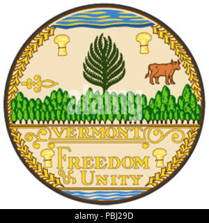 State Seal of Vermont Stock Photo - Alamy