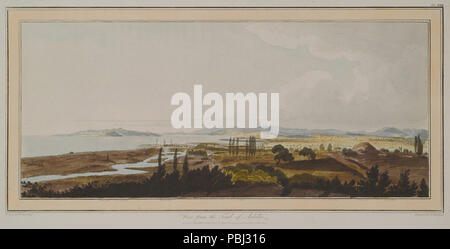 View from the tomb of Achilles - Gell William Sir - 1804 Stock Photo ...